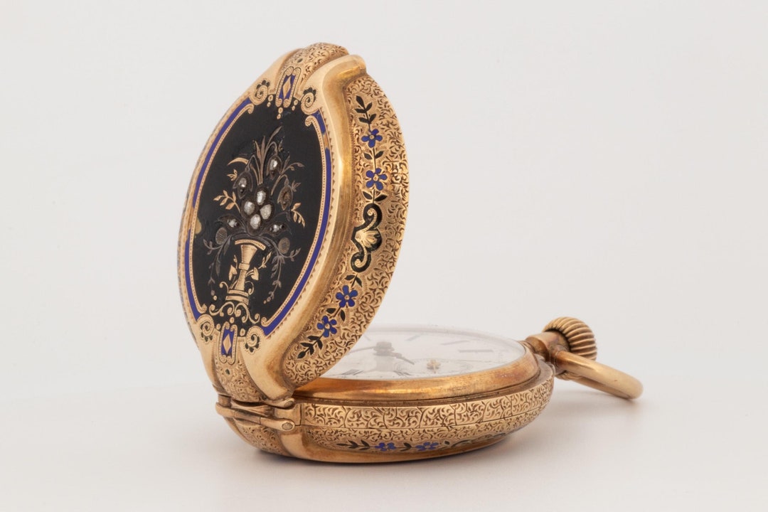 Antique Late Victorian-era 14k Gold Remontoir Pocket Watch *AS IS ...