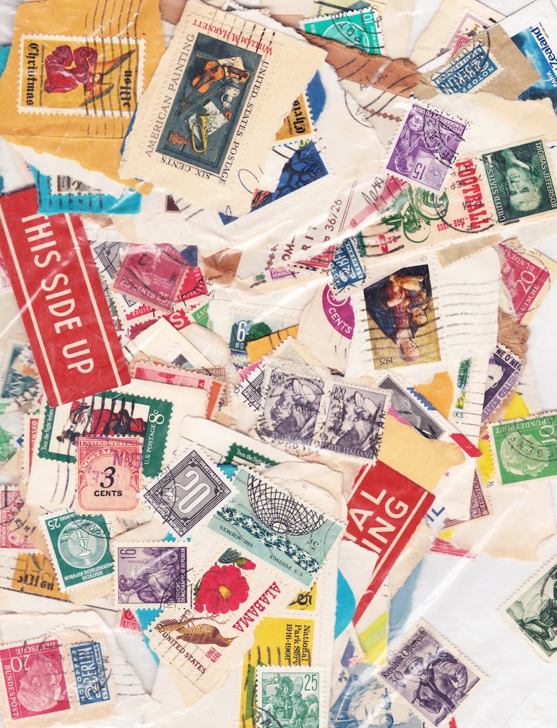 Grab Bag of Over 290 Vintage Canceled Stamps - Etsy