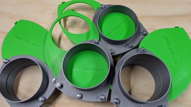 Dust Collection Blast Gates for 4-inch PVC Sewer Pipe and Flex Hose ...