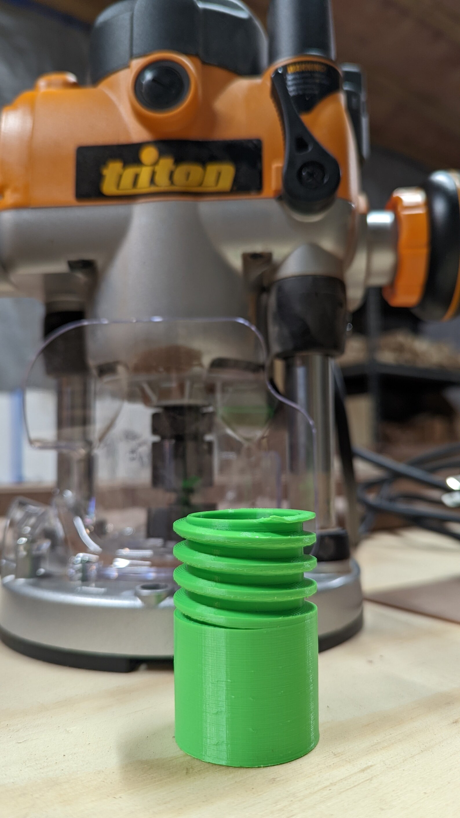 Shop Vac Hose Adapter for Triton Routers - READY TO USE - for Hoses 1. ...