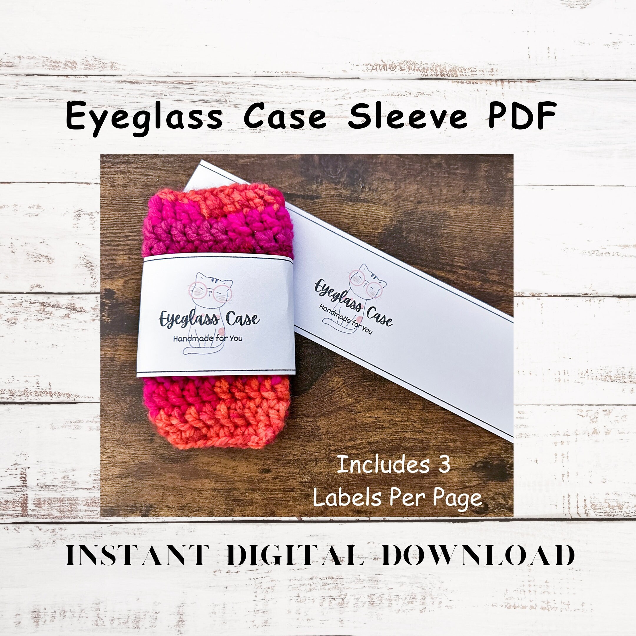 Printable Eyeglass Case Sleeves – PDF Digital Download - Etsy
