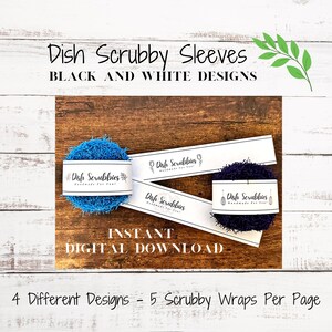 Printable Crochet Dish Scrubby Wraps – PDF Digital Download - Etsy