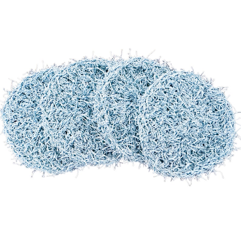 Round Dish Scrubby Downloadable PDF Crochet Pattern, Scrubby Pattern ...