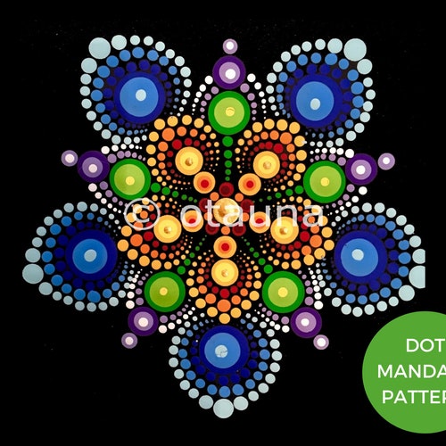 Illuminate: PDF Dot Mandala Pattern Instructions - Etsy