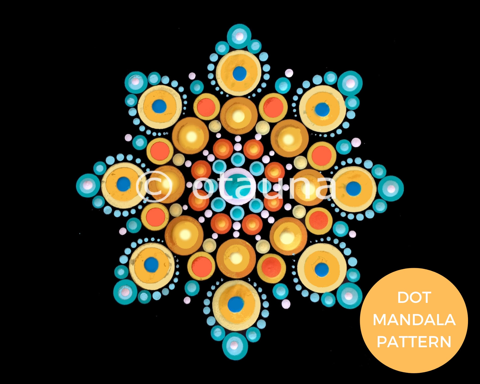 Friendship: PDF Dot Mandala Pattern Instructions - Etsy