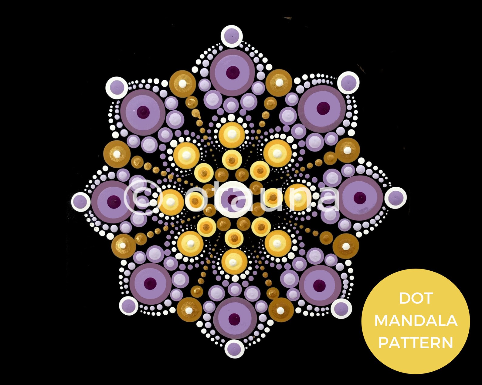 Wisdom: PDF Dot Mandala Pattern Instructions - Etsy