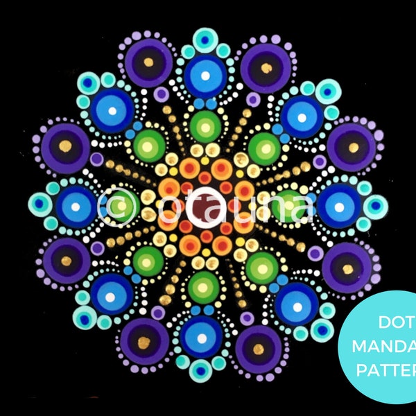 Dot Mandala - Etsy