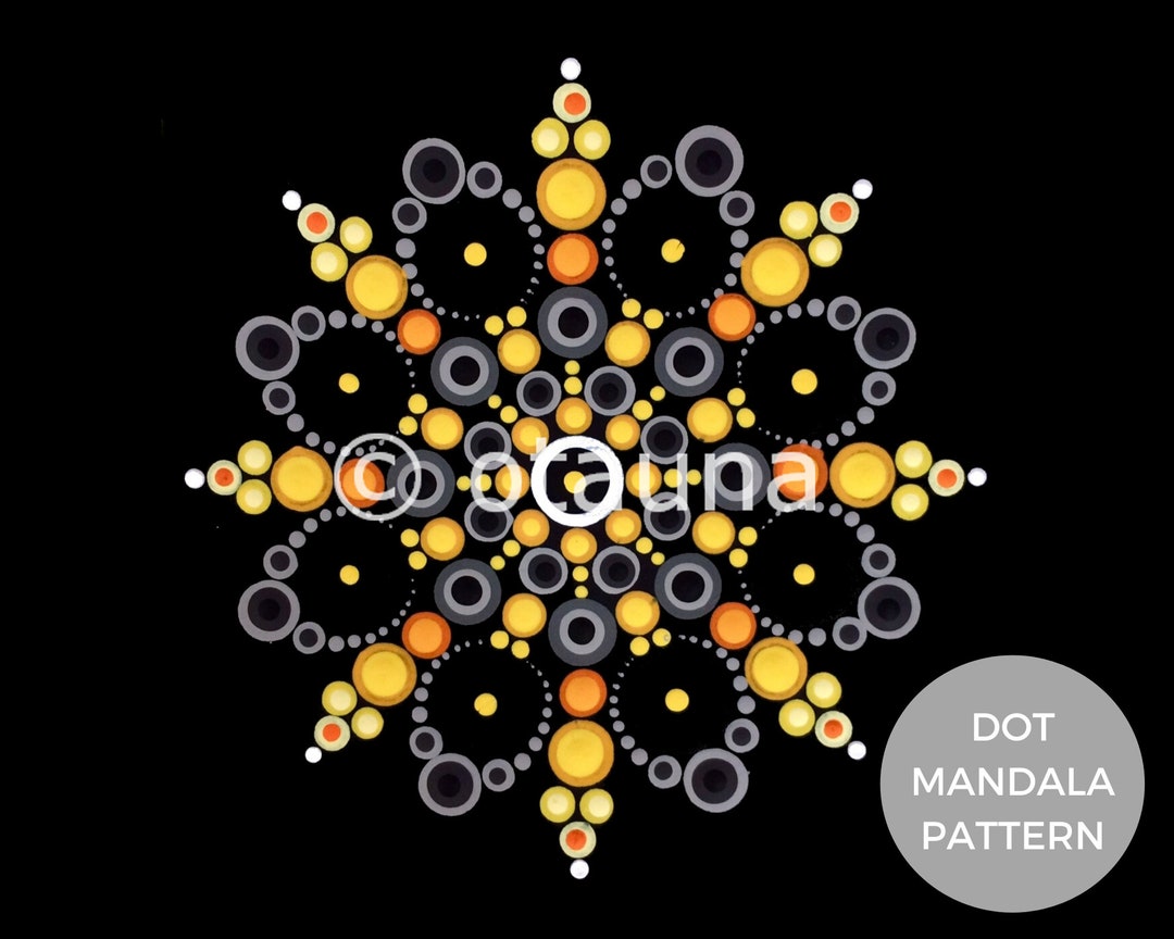 Balance: PDF Dot Mandala Pattern Instructions - Etsy