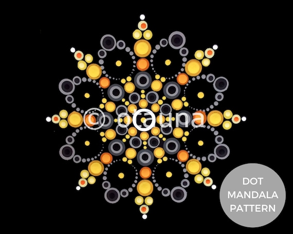 Balance: PDF Dot Mandala Pattern Instructions | Etsy