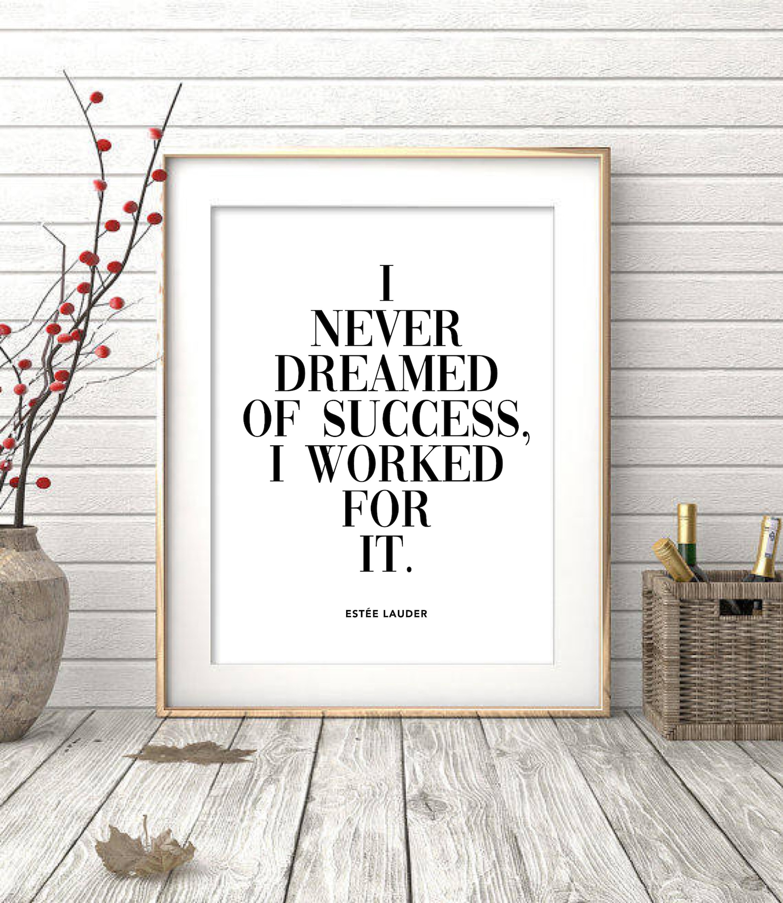 Success Quote Wall Art Poster, Digital Art, Digital Wall Print, Digital ...