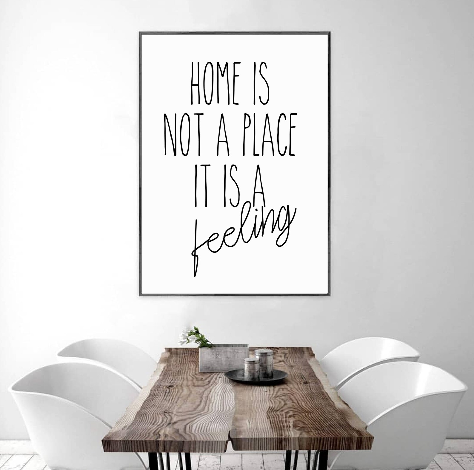 Home is Not a Place It is a Feeling Home Decor Digital Art - Etsy