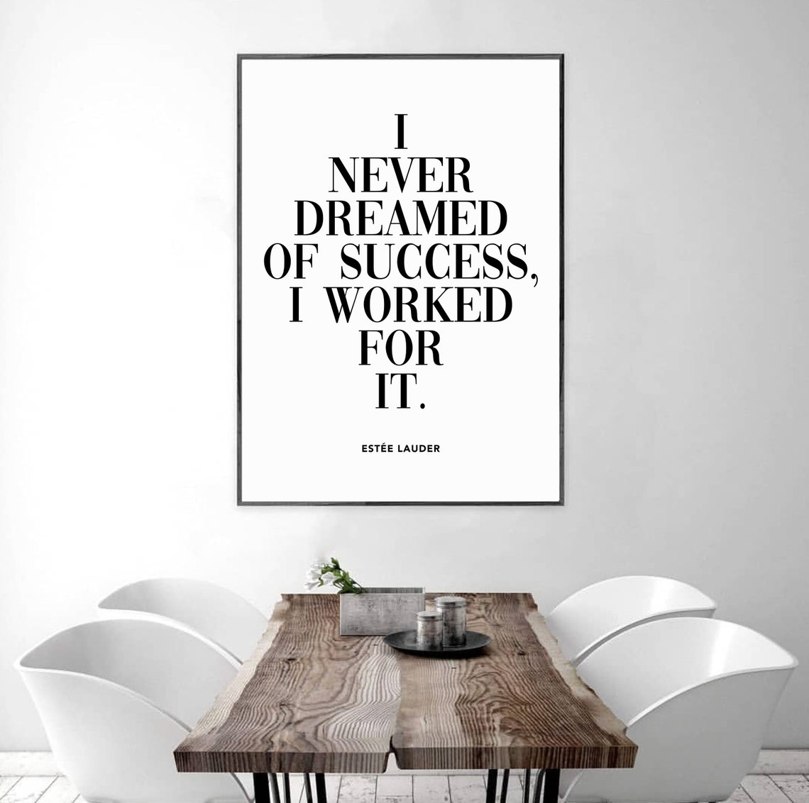 Success Quote Wall Art Poster, Digital Art, Digital Wall Print, Digital ...