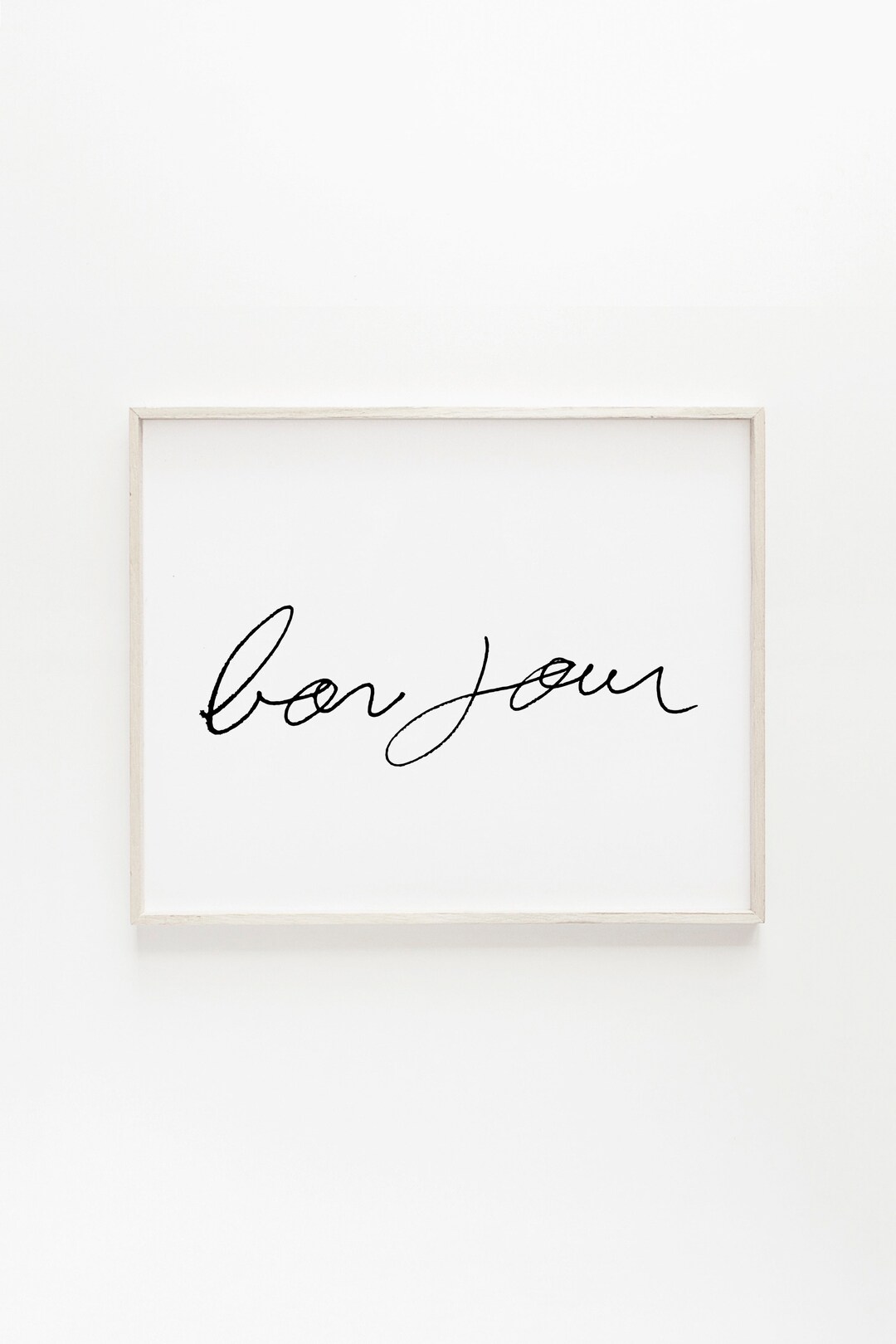 Bonjour Printable Guest Room Sign Bonjour Sign Hand - Etsy