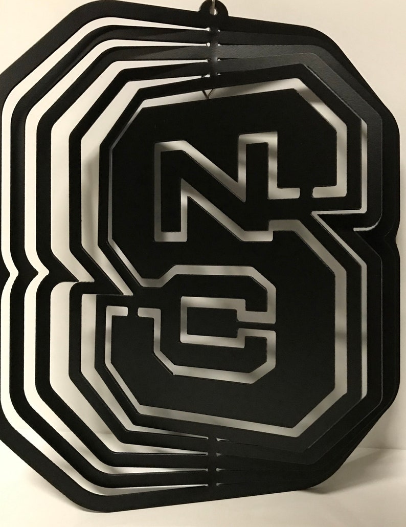 Wind Spinner NC State Block S Logo - Etsy