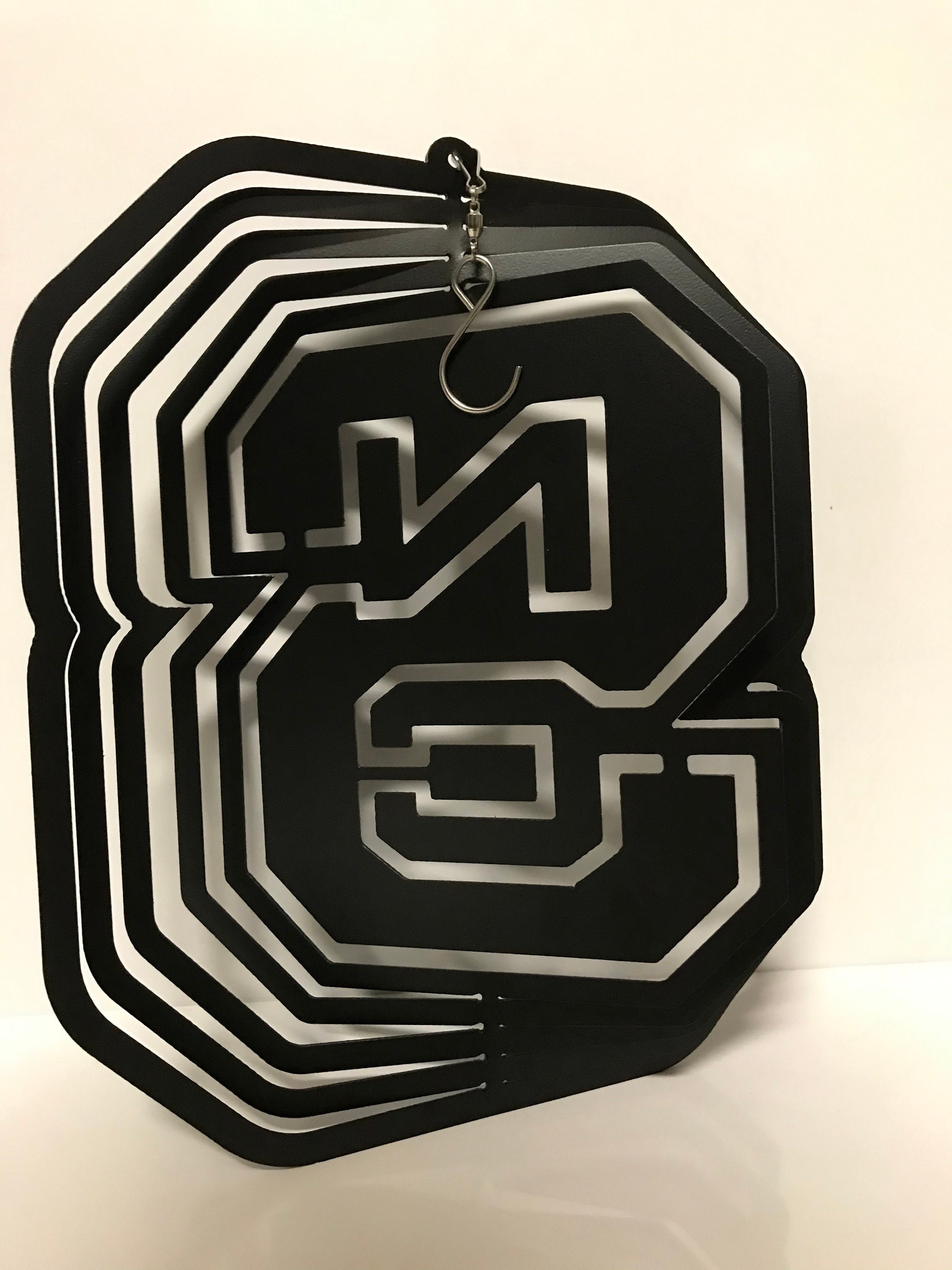 Wind Spinner NC State Block S Logo - Etsy