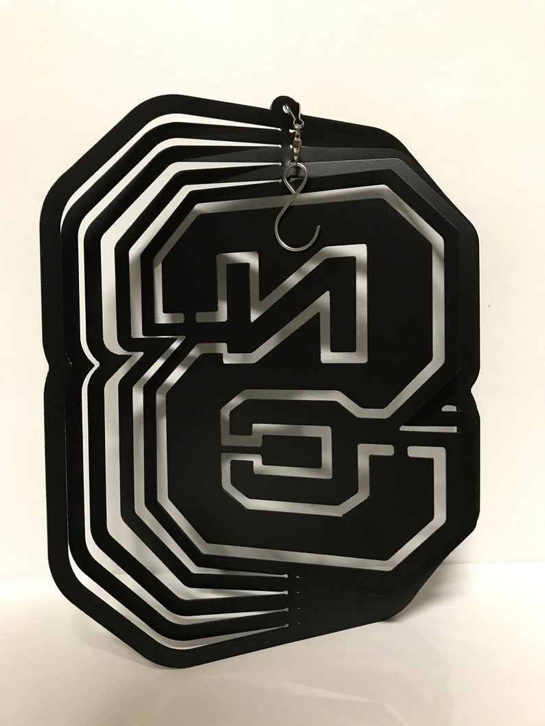 Wind Spinner - NC State Block S Logo - Etsy