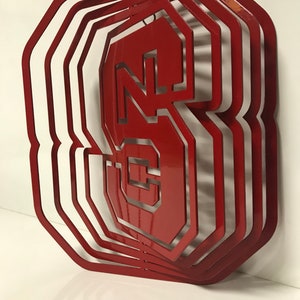 Wind Spinner - NC State Block S Logo - Etsy
