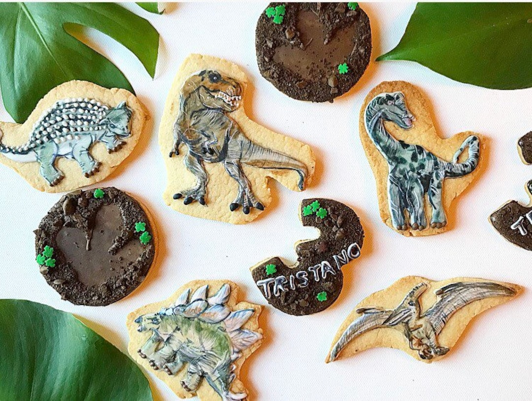 Dinosaur Jurassic Cookies - Etsy