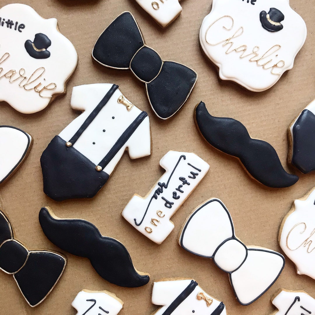 Mr Onederful/boy/first Birthday Cookies - Etsy
