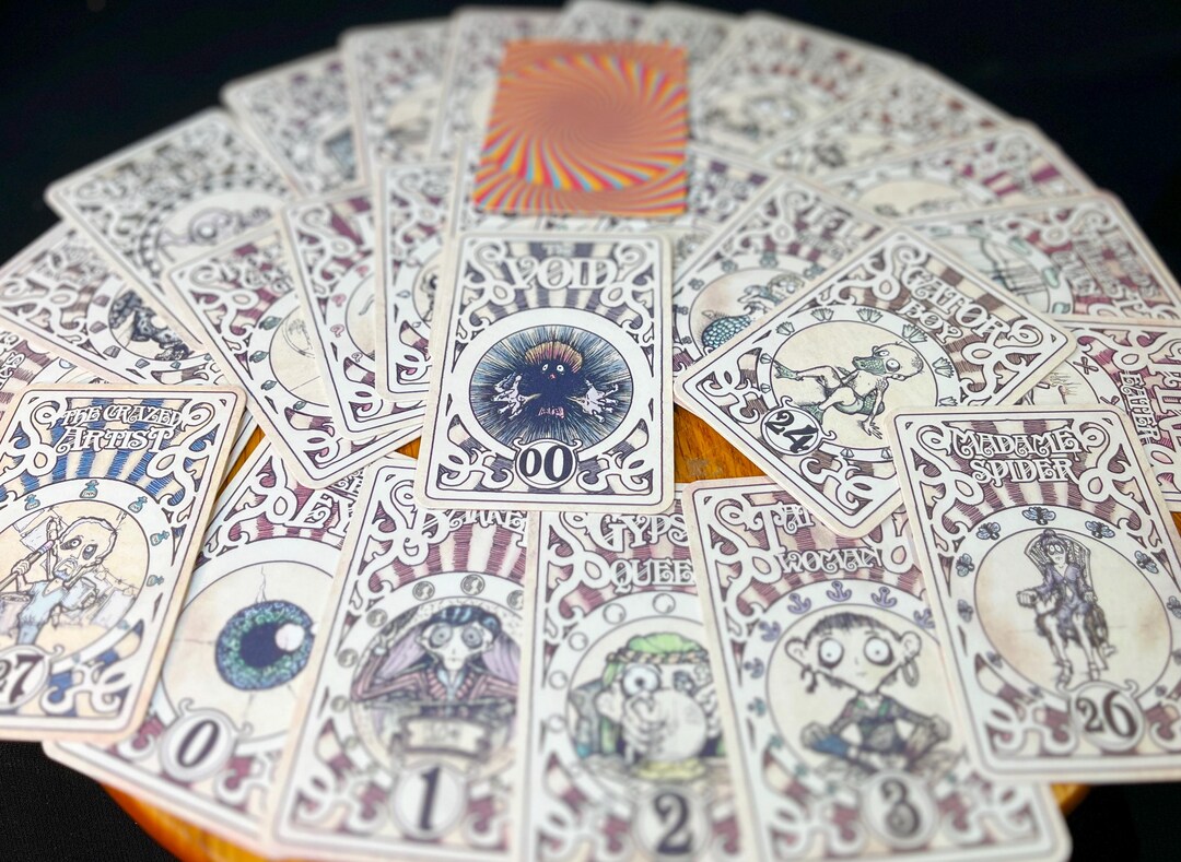 Side Show Cards With Circus Back Design - Etsy