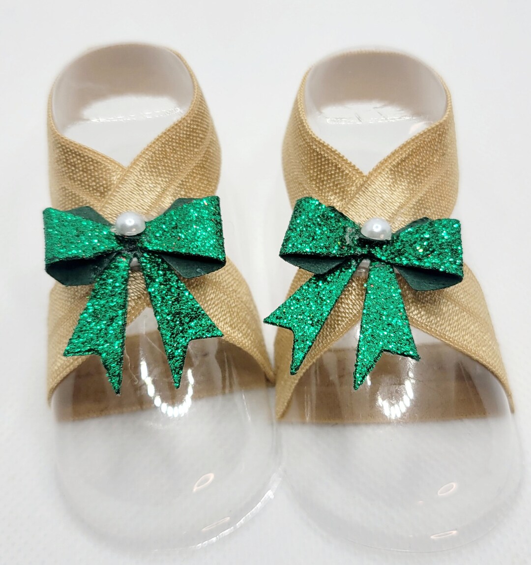Baby is the Gift, Holiday Barefoot Sandals for Christmas - Etsy
