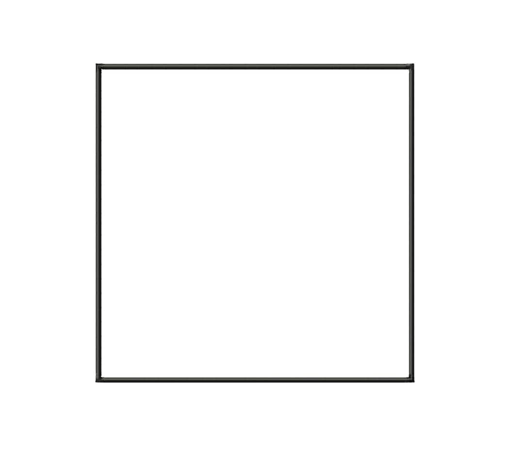 Square Applique Embroidery Design - 2mm Thickness - 17 Sizes & 12 ...