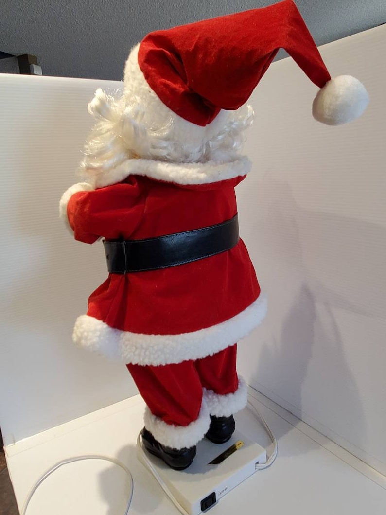 Vintage Animated Santa Claus Head Arms Move Moving Plug in - Etsy