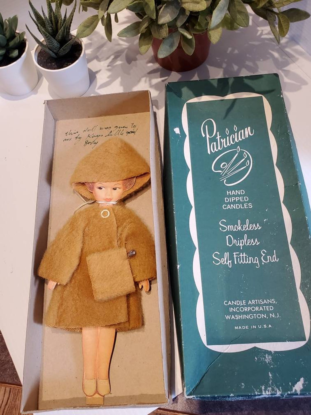 Vintage Ephemera Paper Doll With Coat, Old Box, Vintage 50s Paper ...