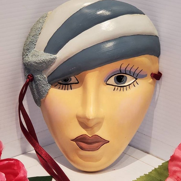 Ceramic Wall Mask - Etsy