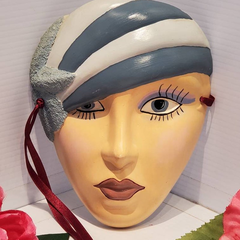 Ceramic Wall Mask - Etsy