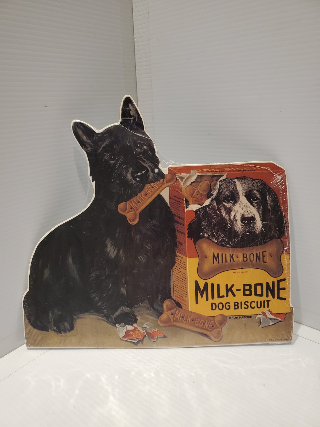 Vintage Replica Cardboard Nabisco Milkbone Dog Bone Biscuit Wall ...