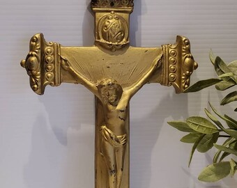 Iron Catholic Cross - Etsy