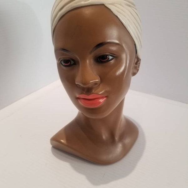 Chalkware Bust - Etsy