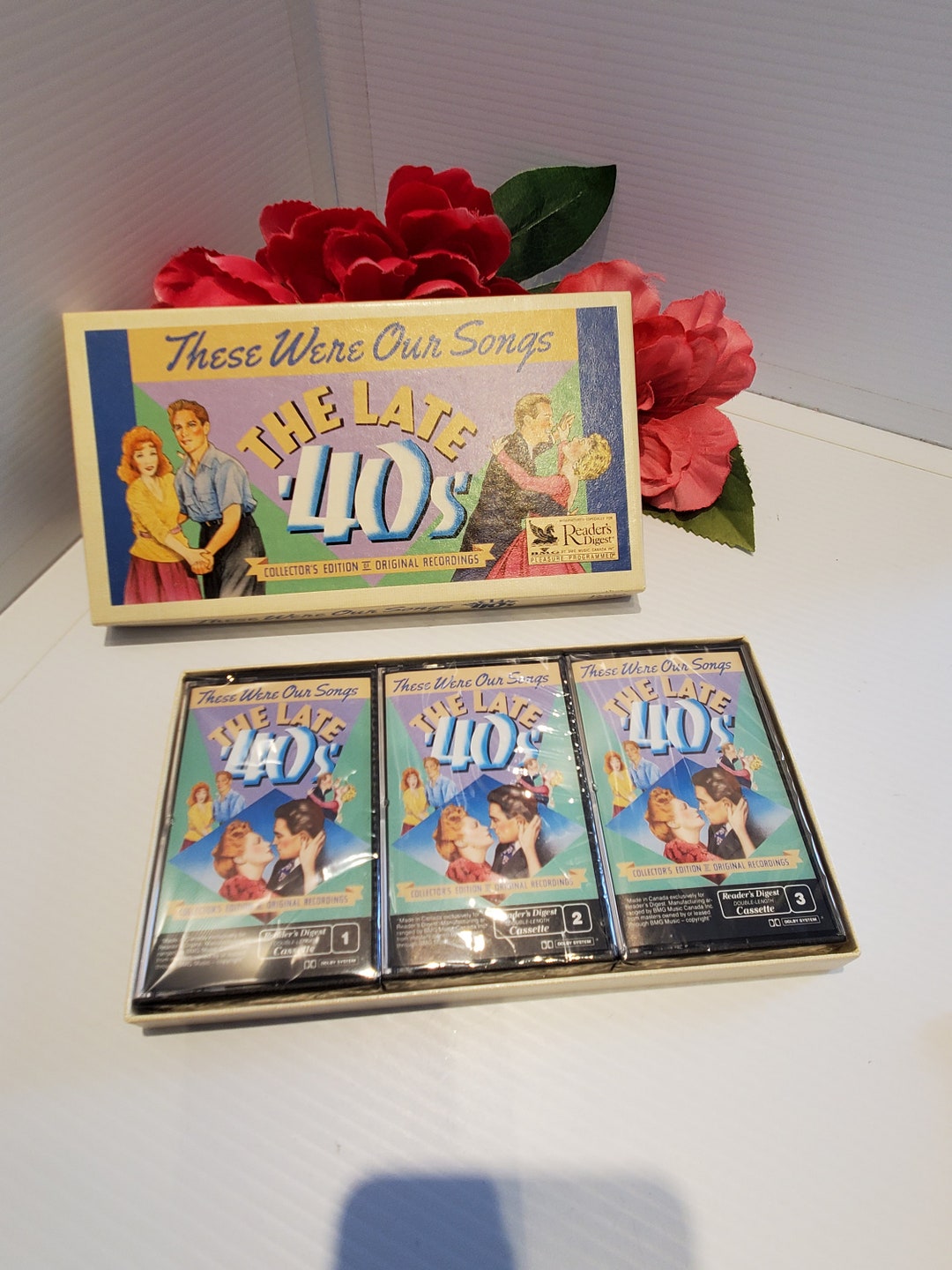 Vintage 40s Cassette Three Tape Set, New Old Stock, 40s Music, Oldies ...