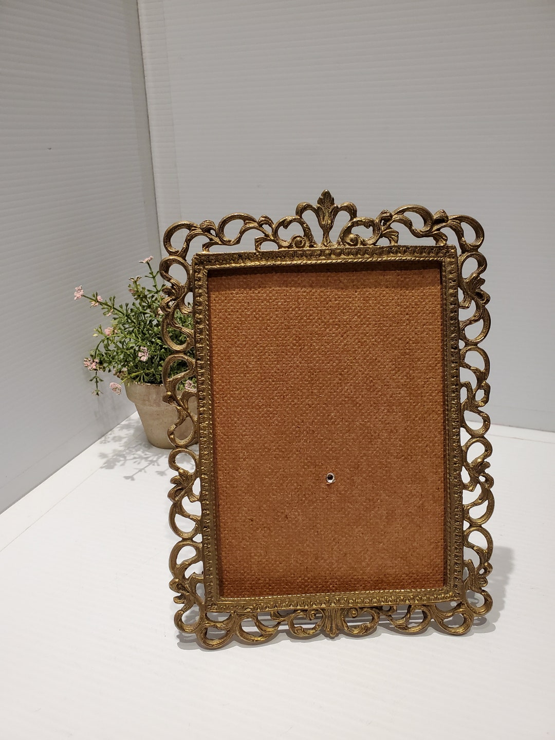 Vintage Brass Victorian Style Frame, Brass Decor, Victorian Decor ...