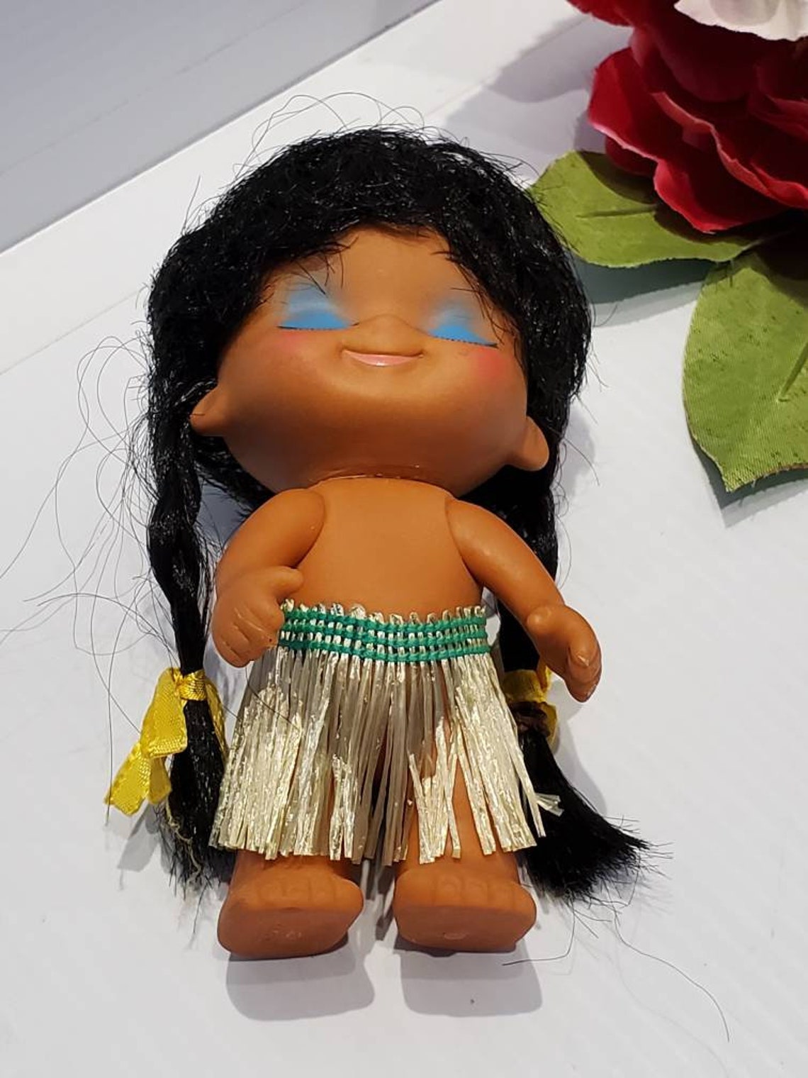 Vintage 60s Rubber Hawaiian Hula Girl Doll Polynesian Doll - Etsy