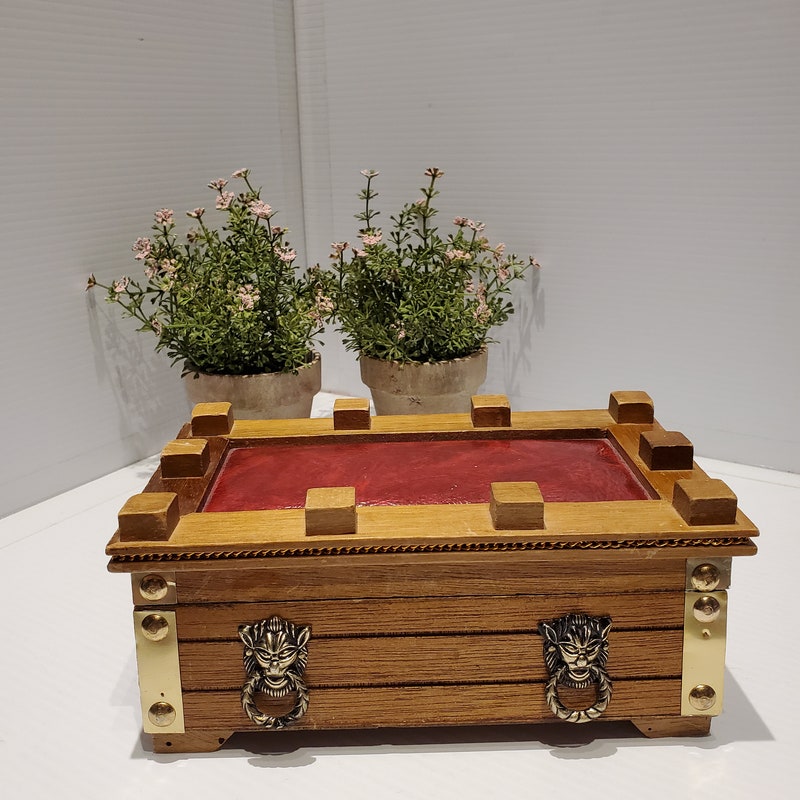 Wooden Medieval Box - Etsy