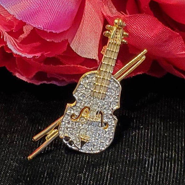 Cello Brooch - Etsy