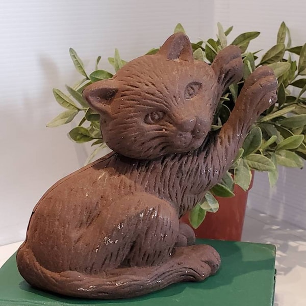 Cast Iron Cat Doorstop - Etsy