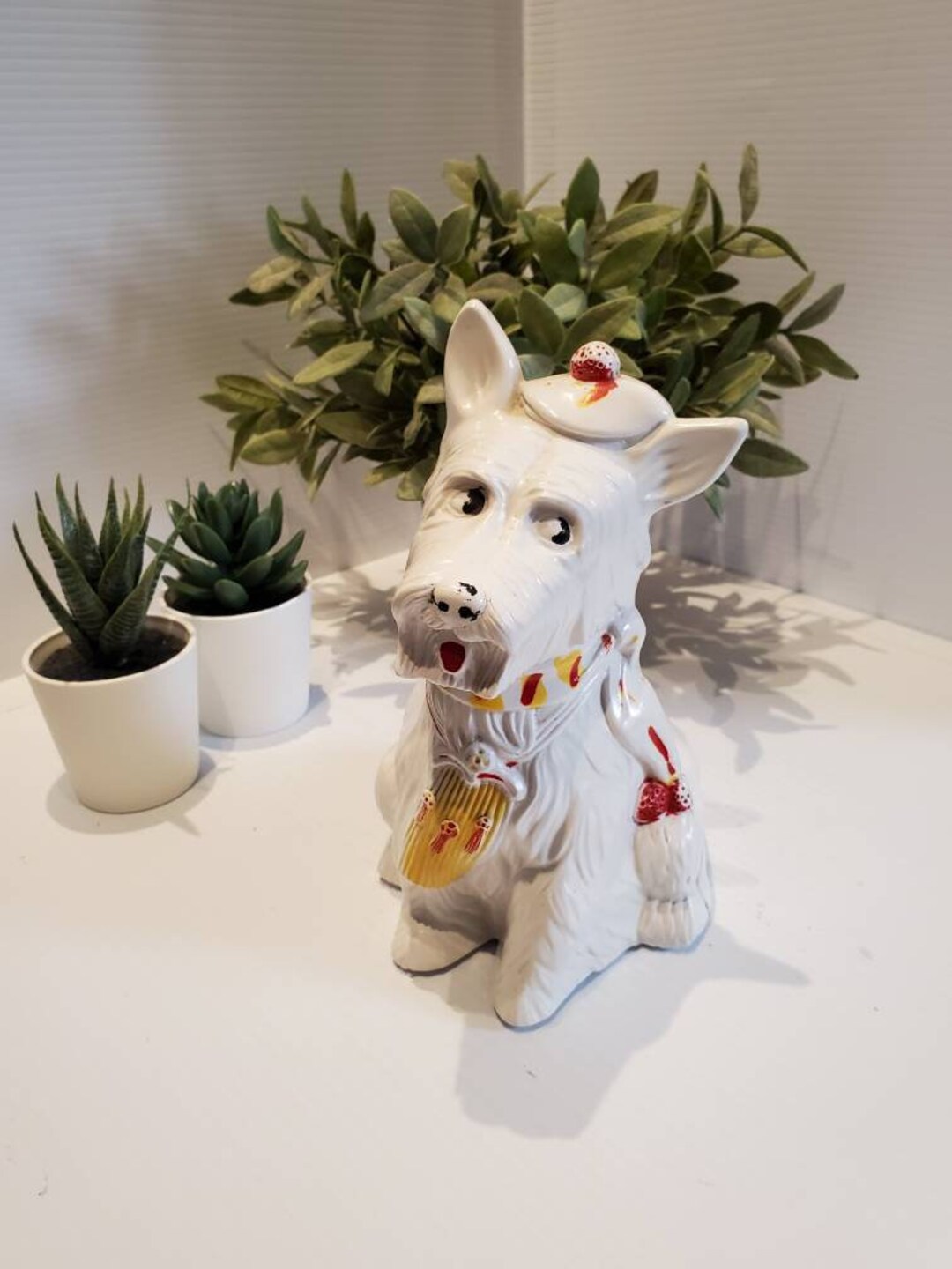 Vintage Scottie Dog Coin Bank, Made in Canada, Plastic, Scottie Dog ...
