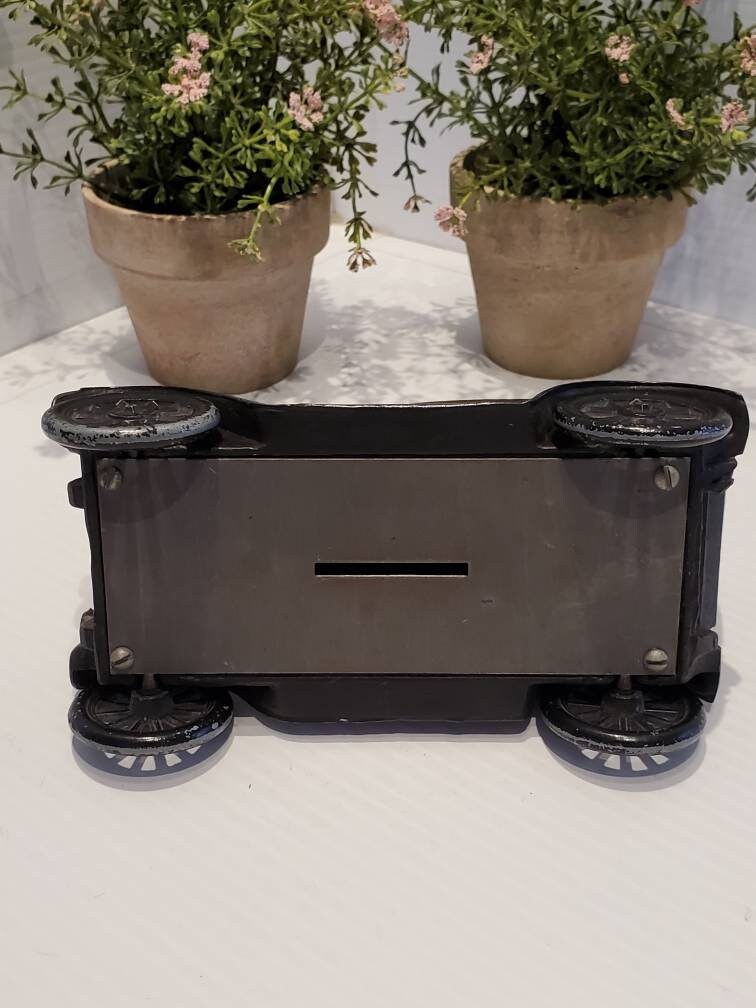 Vintage Diecast 1908 Banthrico Classic Model Car Coin Bank, 70s Diecast ...