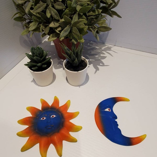 Ceramic Sun and Moon Vintage - Etsy