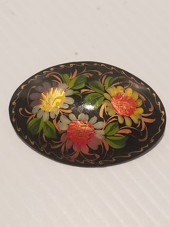 Russian jewelry vintage brooch - Gem