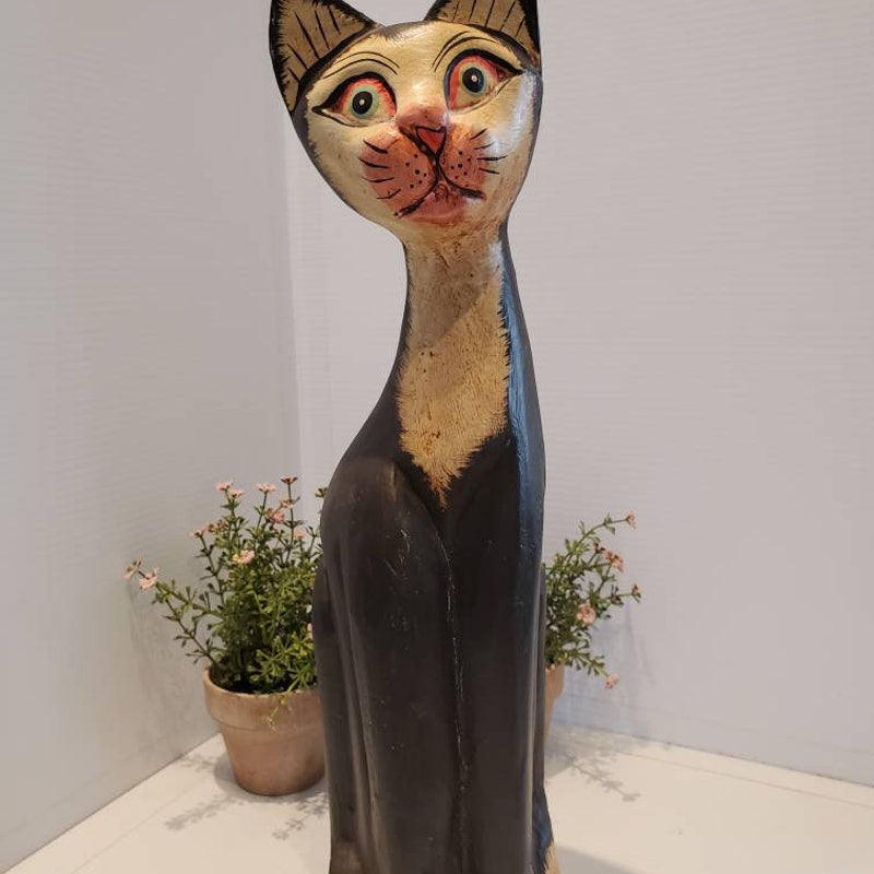 Cat Statue - Etsy