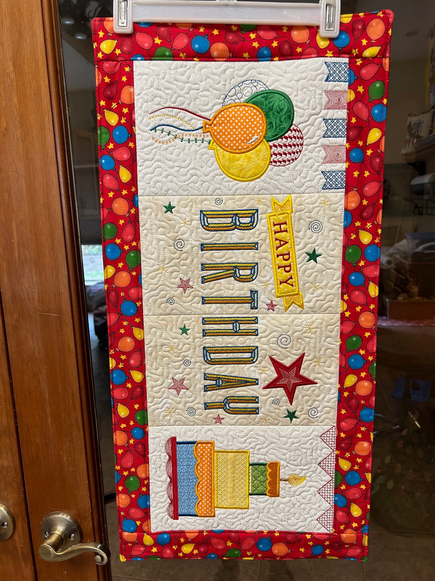 Happy Birthday Table Runner, Topper or Banner Light up a Birthday Party ...