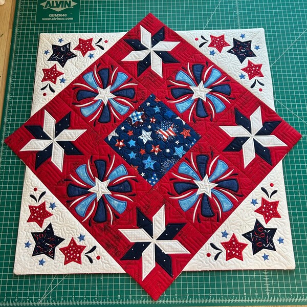 Patriotic Table Mat - Etsy