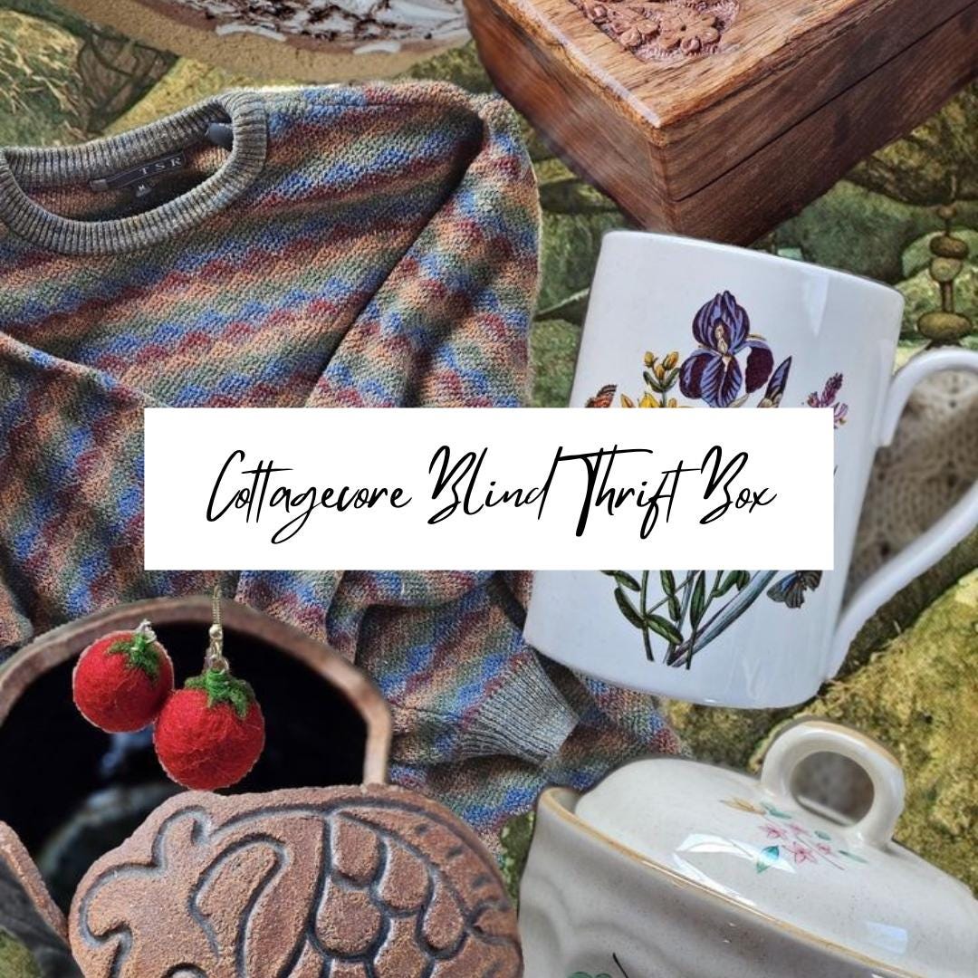 Cottagecore Blind Thrift Box - Etsy