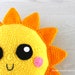Crochet Sun Pillow Pattern, Crochet Sun Amigurumi, Crochet Sun ...