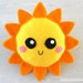 Crochet Sun Pillow Pattern, Crochet Sun Amigurumi, Crochet Sun ...