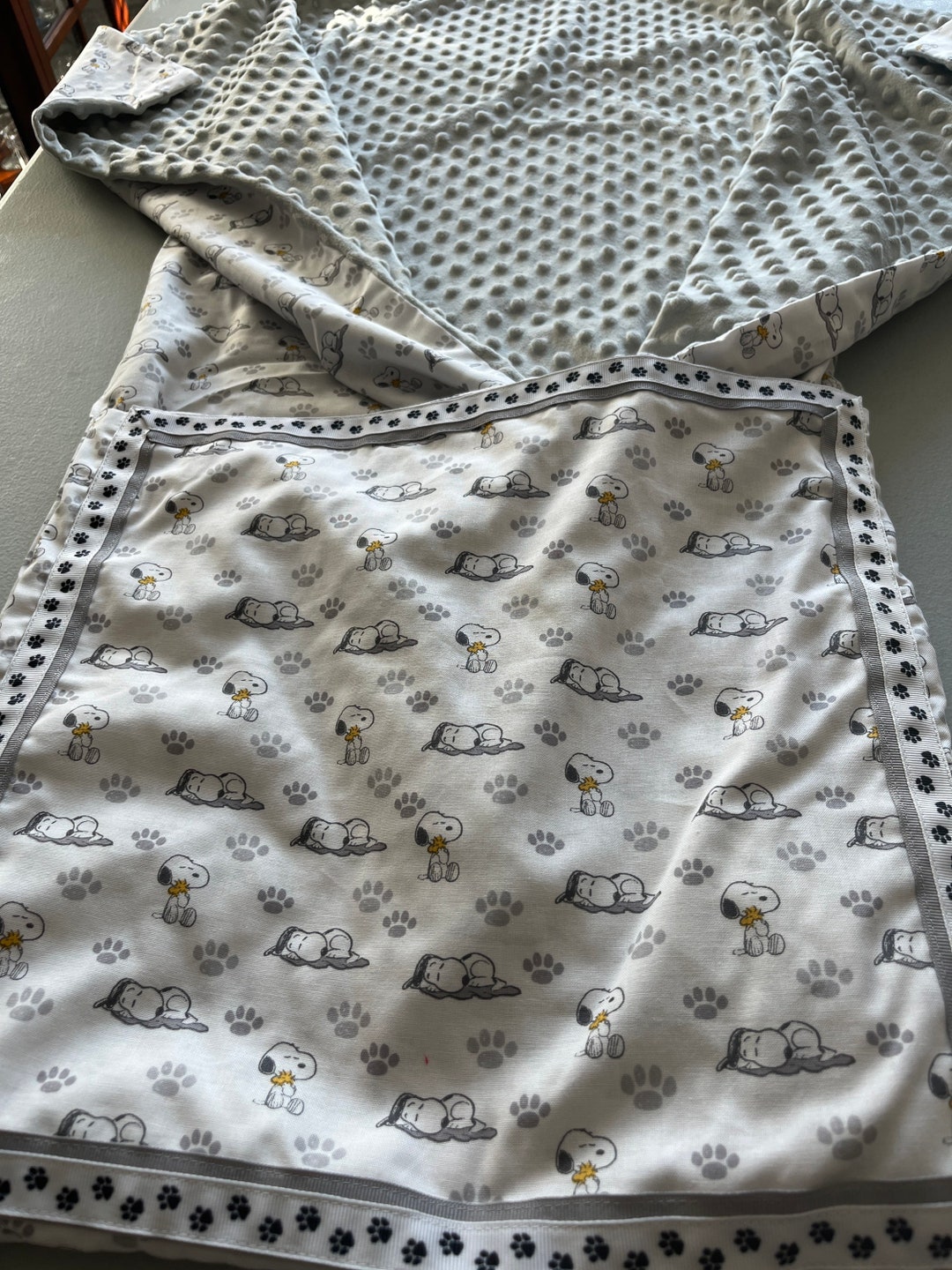 Sleeping Baby Snoopy Pillow Blanket With Matching Changing Pad - Etsy